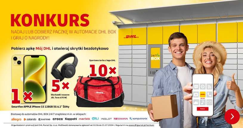 Śledzenie paczek krajowych i zagranicznych → DHL Parcel